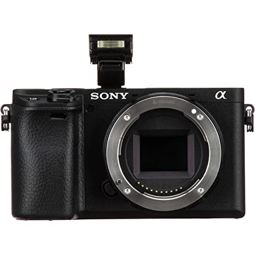 Sony Alpha a6400 Mirrorless Digital Camera (Body Only) with Deluxe Accessory Bundle: SanDisk 64GB Ultra SDXC, Lightweight 50β Tripod, 2X Extended Life Replacement Batteries & Much More