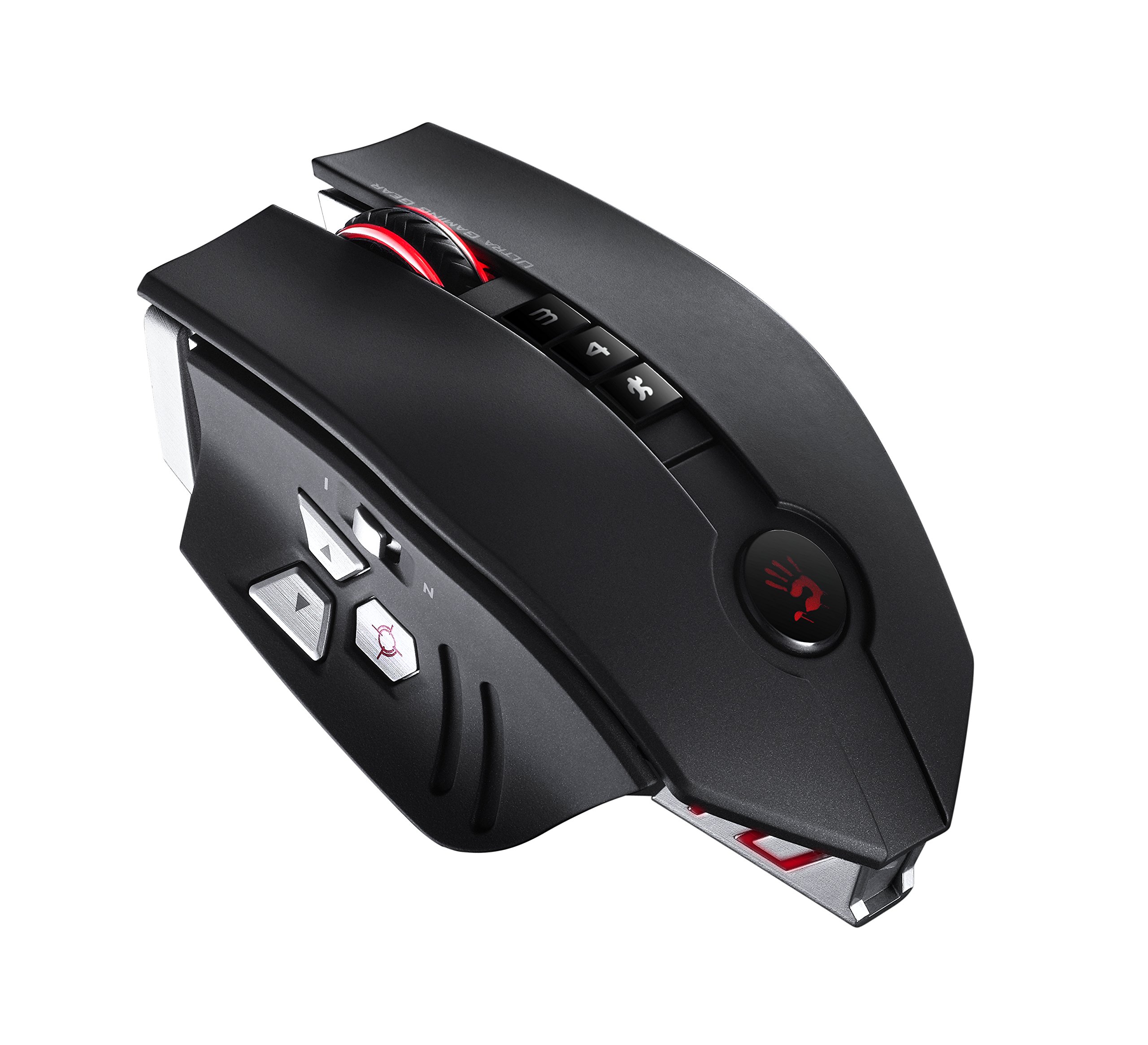 ZL50 Sniper Edition Laser Wired Gaming Mouse - 11 Programmable Buttons - Light Strike Optical Switches and Wheel - X'Glide Mouse Feet - Adjustable 8200 CPI/DPI - Wired USB Black