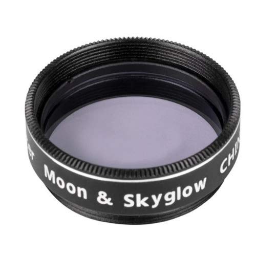 Celestron β Moon Filter Kit β Fits 1.25" Telescope Eyepieces β Includes 3 Varying Neutral Density Moon Filters, Sky Glow Filter & Moon Map β Perfect Accessory for Moon Viewing