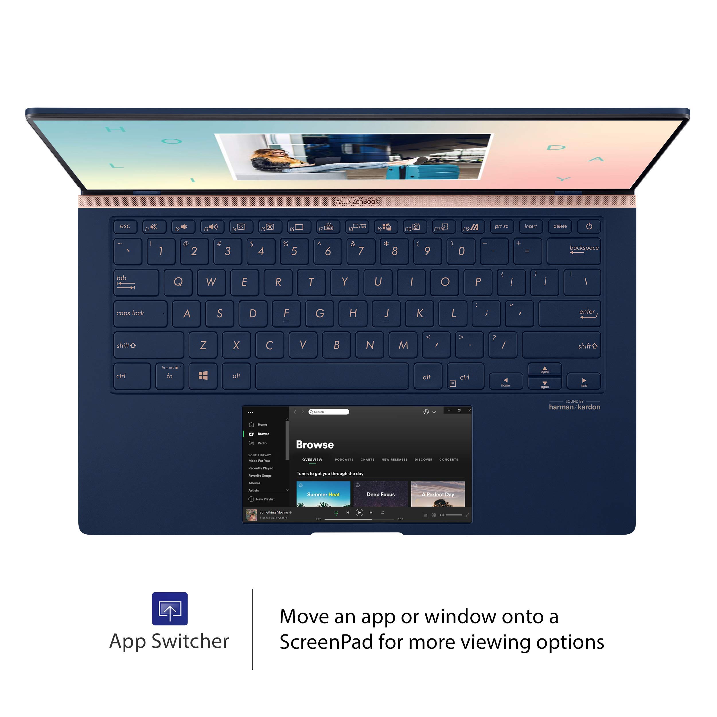 Asus ZenBook 14 Ultra-Slim Laptop 14 Full HD NanoEdge Bezel, Intel Core i7-1065G7, 8GB RAM, 512GB PCIe SSD, NumberPad, Thunderbolt 3, Windows 10 Home, Pine Grey, UX425JA-EB71 (Renewed)