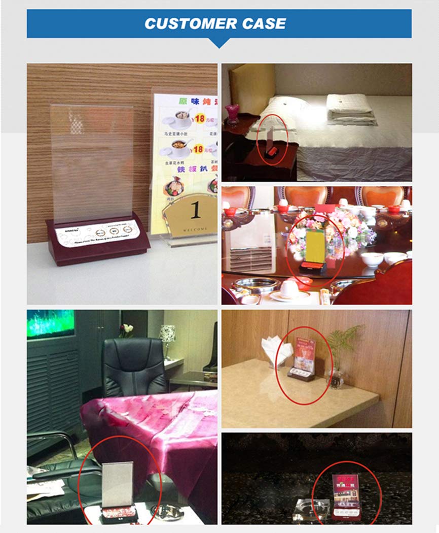 SINGCALL Wireless Calling System Wireless Pager Calling System, Restaurant Paging Systems,Rechargeable Waterproof Watch Receiver APE6900