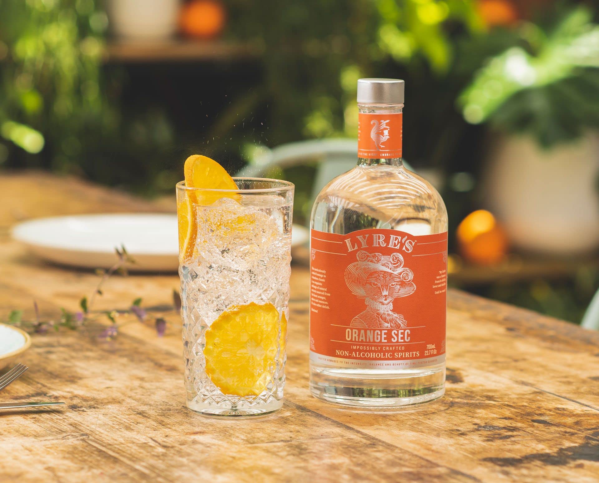 Lyre's Orange Sec Premium Non Alcoholic Spirits, Mocktails & Nonalcoholic Drinks, Triple Sec Style, 23.7 Fl Oz