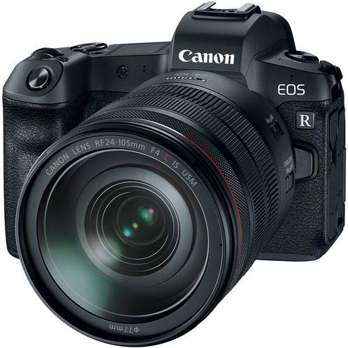 Canon EOS R Mirrorless Digital Camera with RF 24-105mm f/4L is USM Lens and Mount Adapter EF-EOS R Bundled + Deluxe Accessories