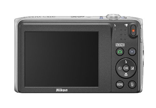 Nikon Coolpix S3600 ( 20.48 MP,8 x Optical Zoom,2.7 -inch LCD )