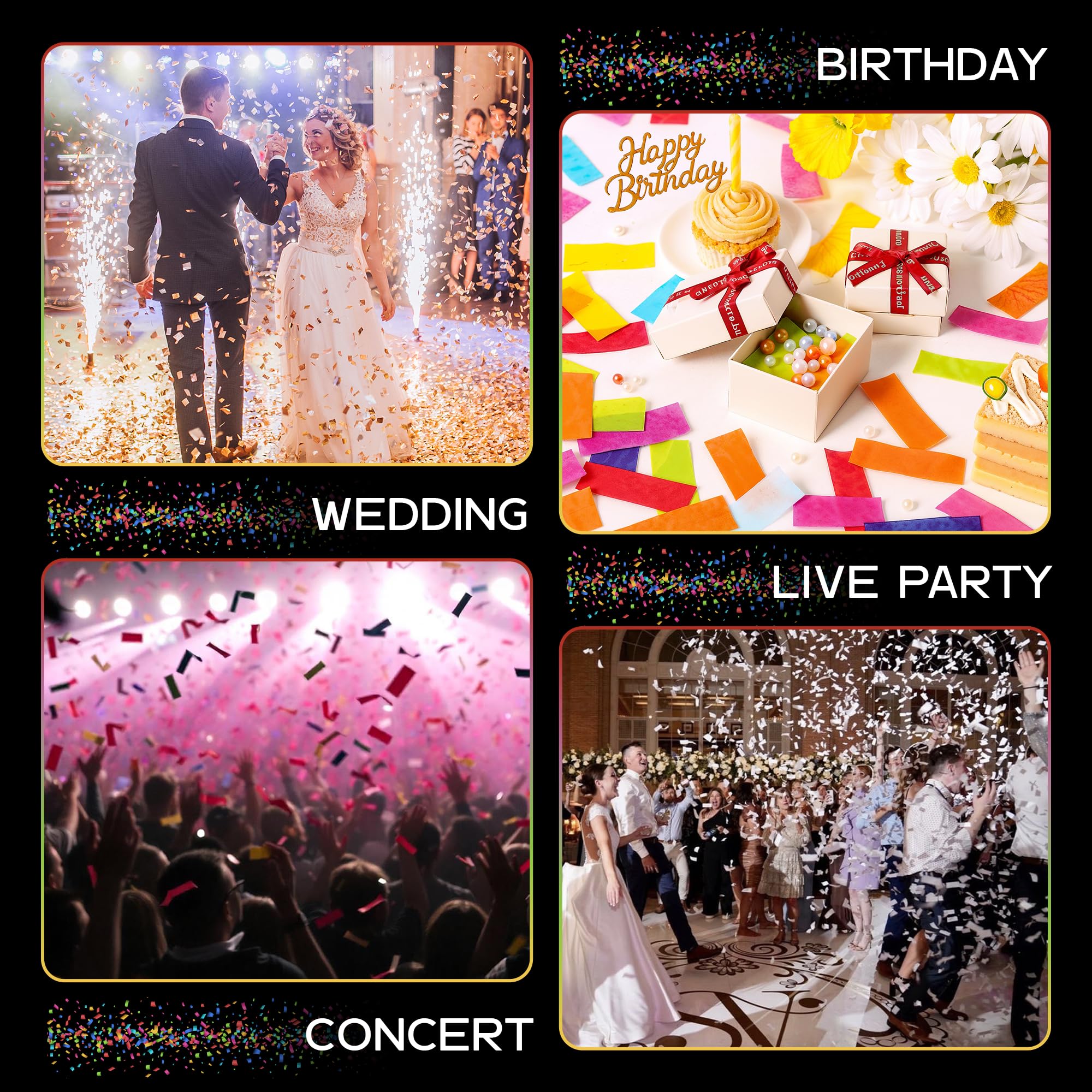 Ultimate Confetti Bulk Tissue (Multicolor)