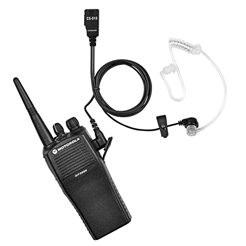 COISOUND Two Way Radio Headset Motorola Walkie Talkie Earpiece Supra Aural Earphone Compatible Motorola CLS1410 CP200 GP300 Radio(1 Pack)
