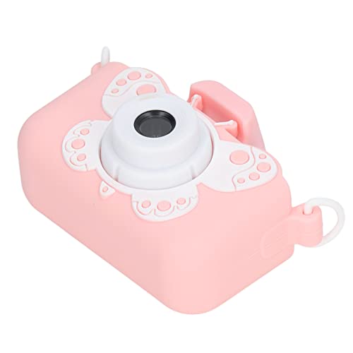 Kids Camera, Mini Cute Portable High Definition Kids Camera 20MP Pink Cartoon Style Video Recording Easy Operation Child Camera for Photo Game Outdoor