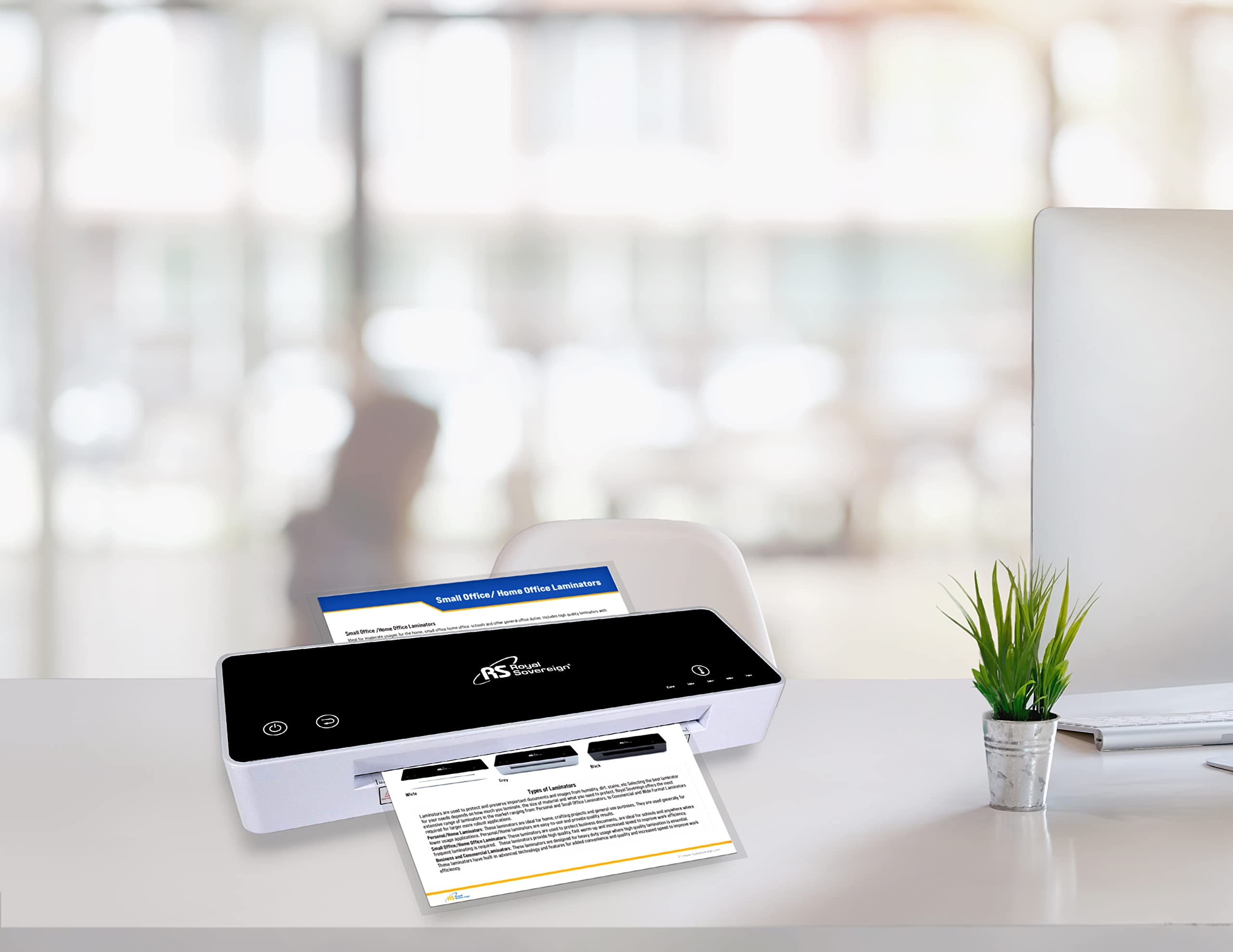 Royal Sovereign 13” Inch 4 Roller Touchscreen Pouch Laminator (IL-1346W)