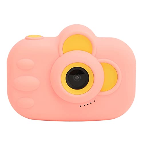 JTLB 1080P 2inch Kids Camera , Cute Cartoon Design USB HD Digital Children Selfie Camera ,Built in 1000mAh Battery for Birthday (Pink)
