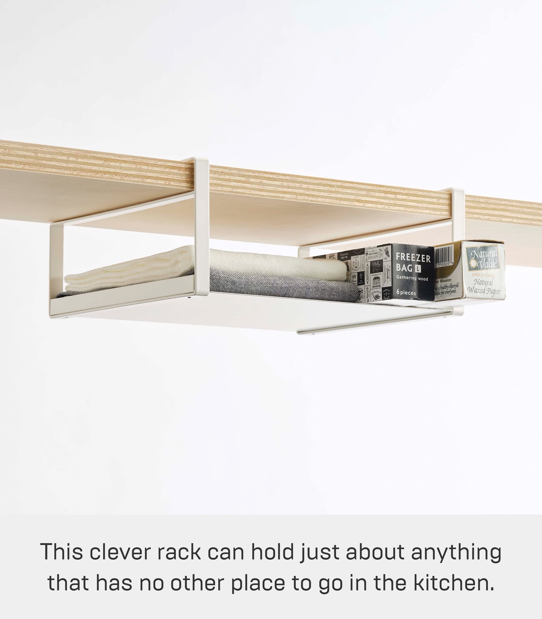 YAMAZAKI home 2443 Shelf Storage Rack-Cabinet Organizer, One Size, White