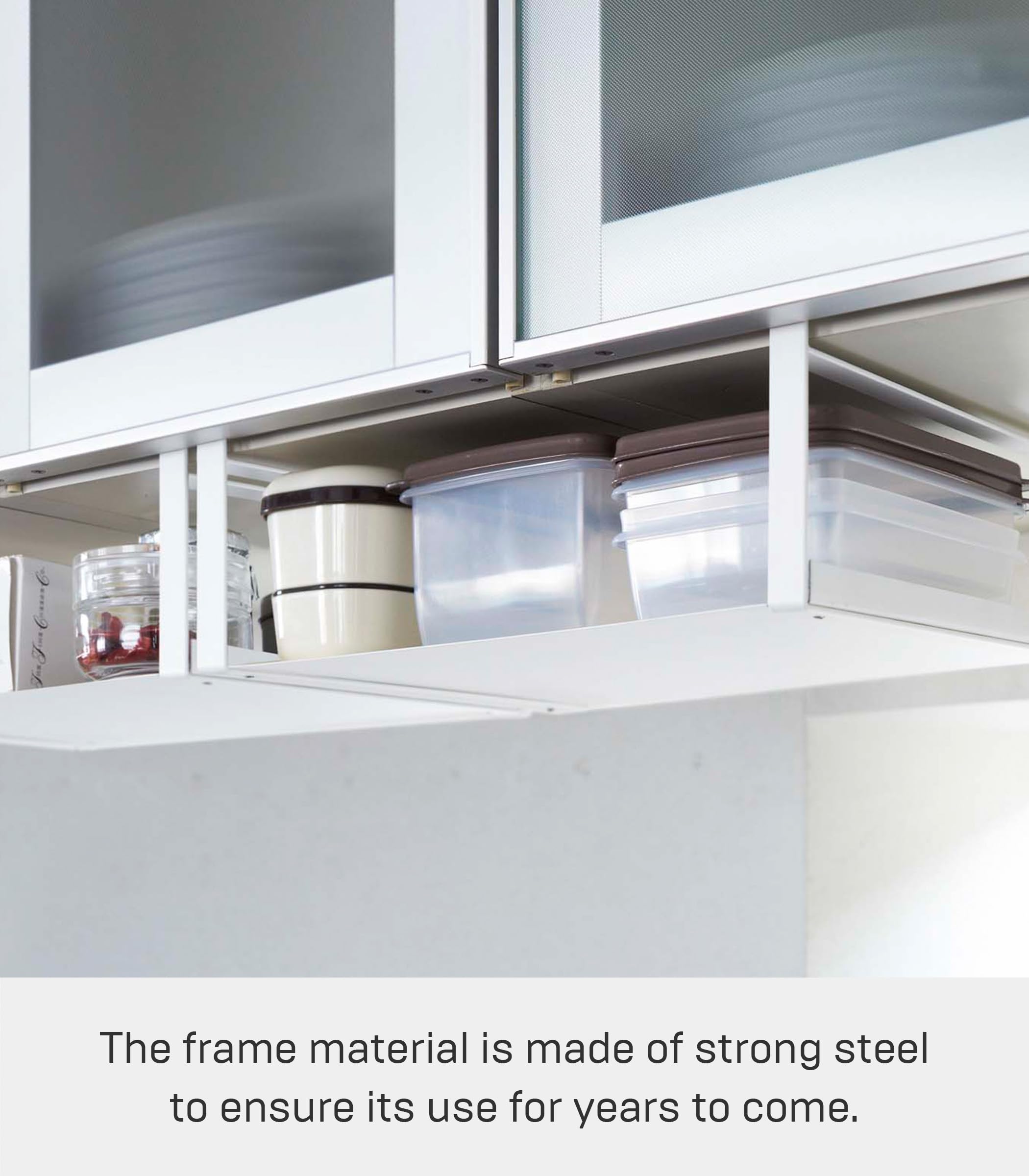 YAMAZAKI home 2443 Shelf Storage Rack-Cabinet Organizer, One Size, White