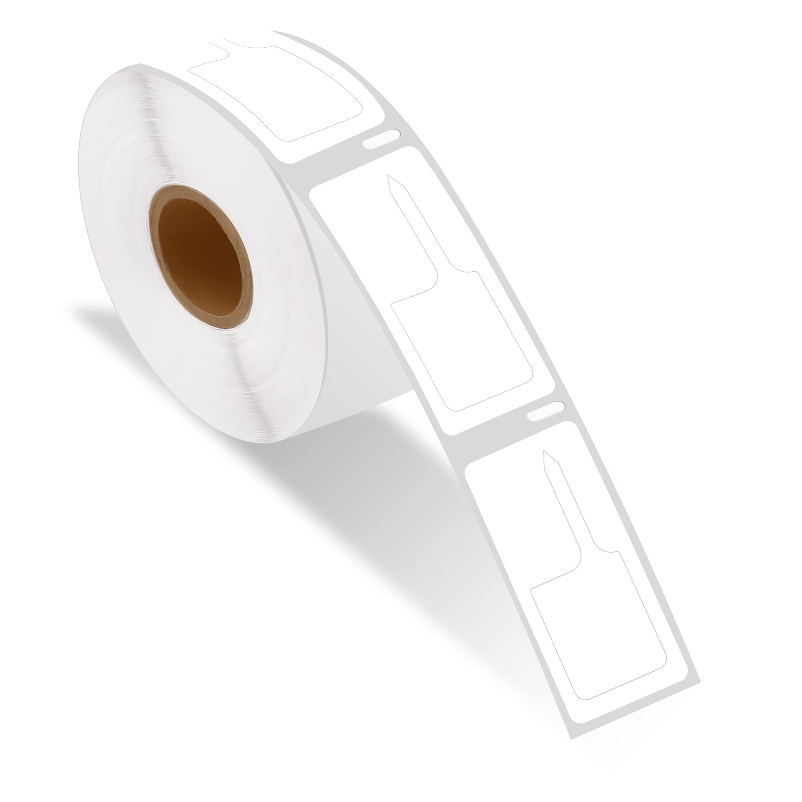USUPERINK 5 Roll (400 Labels/roll) Compatible for Dymo LabelWriter 30373 Jewelry Price Tag 2-up Rat Tail Labels 7/8'' x 15/16'' Retail Adhesive Label Sticker [NOT FIT 550 & 5XL]