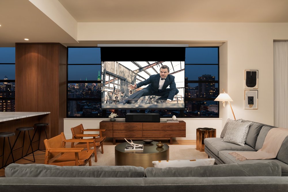 Sony VPLVZ1000ES Ultra-Short Throw 4K HDR Home Theatre Projector