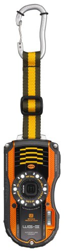 Pentax Optio WG-3 orange 16 MP Waterproof Digital Camera with 3-Inch LCD Screen (Orange)
