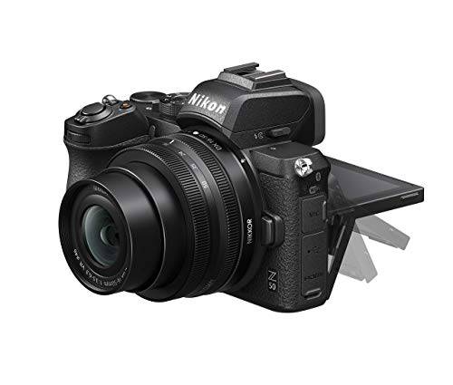 Nikon Z50 Body Mirrorless Camera (209-point Hybrid AF, High Speed Image Processing, 4K UHD Movies, High Resolution LCD Monitor) VOA050AE (Renewed)