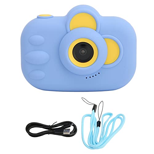 JTLB 1080P 2inch Kids Camera ļ¼ Cute Cartoon Design USB HD Digital Children Selfie Camera ļ¼Built in 1000mAh Battery for Birthday (Blue)