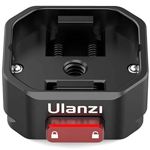 Upgrade Claw Quick Release Plate Camera Mount w Arca Swiss Slot, DSLR Stabilizer Adapter Compatible with Sony/Nikon/Canon Cameras Zhiyun/DJI/Moza Gimbal/Slider/Tripod Plate 1/4" Screw Video Shooting