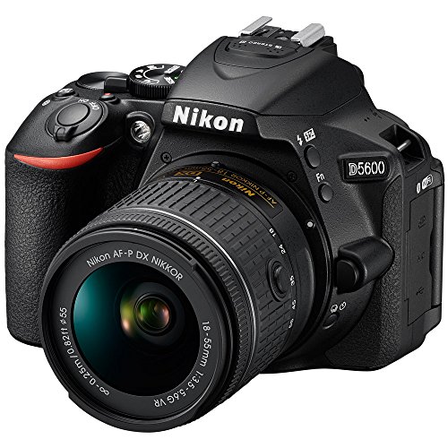 Nikon D5600 Digital SLR Camera with 18-55mm VR & 70-300mm DX AF-P Lenses - (Renewed)