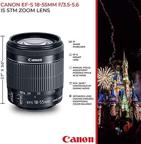 Canon EOS Rebel T6 Digital SLR Camera Kit with EF-S 18-55mm f/3.5-5.6 IS II Lens (Black)