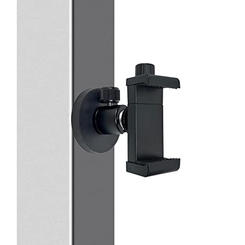 Vinkqiado Magnetic Base Phone Mount Holder, Heavy Duty Magnet Cell Phone Clamp, Attracts to Ferrous Metal Surface, Designed for Gym, Motorcycles Tank, Tractor, Toolbox, Mechanics, Truck, Forklift