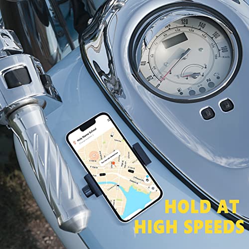Vinkqiado Magnetic Base Phone Mount Holder, Heavy Duty Magnet Cell Phone Clamp, Attracts to Ferrous Metal Surface, Designed for Gym, Motorcycles Tank, Tractor, Toolbox, Mechanics, Truck, Forklift