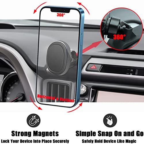 VE VE POWER Car Phone Holder, Air Vent Hands Free Adjustable Phone Stand, Auto Cradles Dashboard Mount for Toyota RAV4 2013-2018, Custom Magnetic Navigation Bracket for All Smartphone, for iPhone