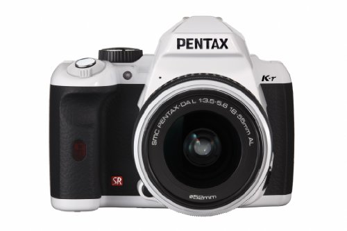 Pentax K-r 12.4 MP Digital SLR Camera with 3.0-Inch LCD and 18-55mm f/3.5-5.6 Lens (White)