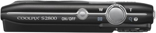 Nikon Coolpix S2800 Point and Shoot Digital Camera with 5X Optical Zoom (Black) International Version No Warranty