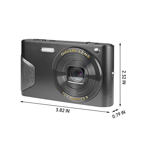 Xinsrenus Digital Camera 18MP FHD 1080P 8X Digital Zoom, 2.7 Inch LCD Screen Digital Camera, Christmas Birthday Gifts