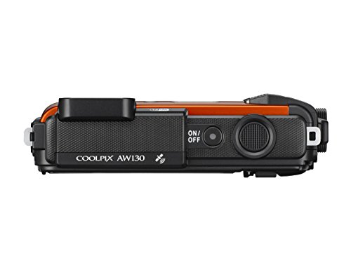 Nikon Coolpix AW130 Shock & Waterproof GPS Digital Camera (Orange) - International Version