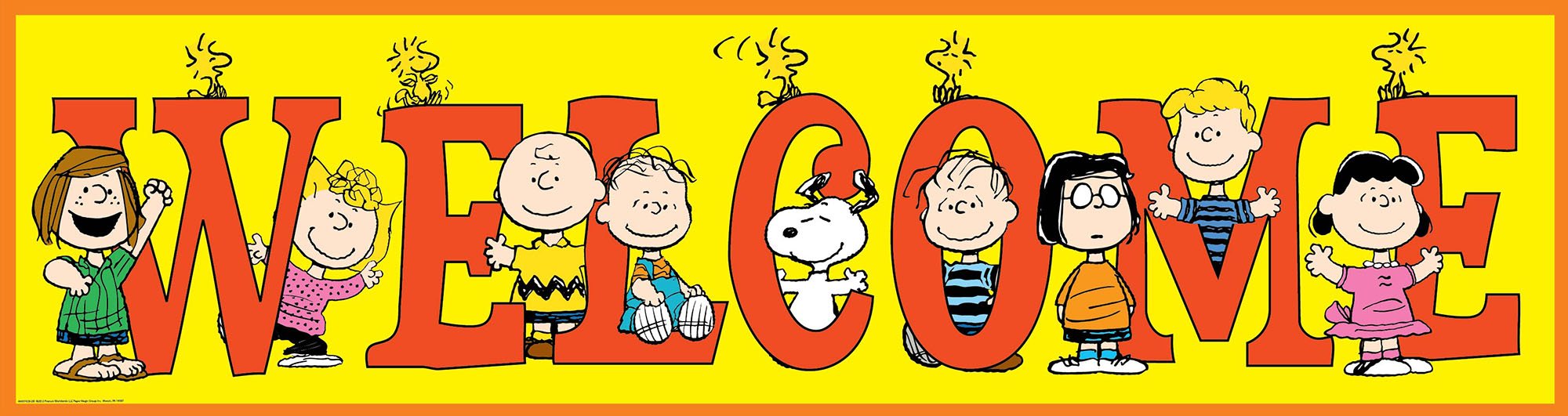 Eureka Peanuts Welcome Banner