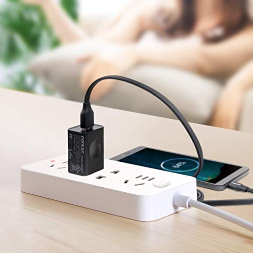 USB Wall Charger, FONKEN 5V 2A Power Adapter Universal Travel Charger USB Plug Cell Phone Charger Block Cube Compatible with iPhone, iPad, Google Nexus, Samsung, LG, HTC, Moto and More