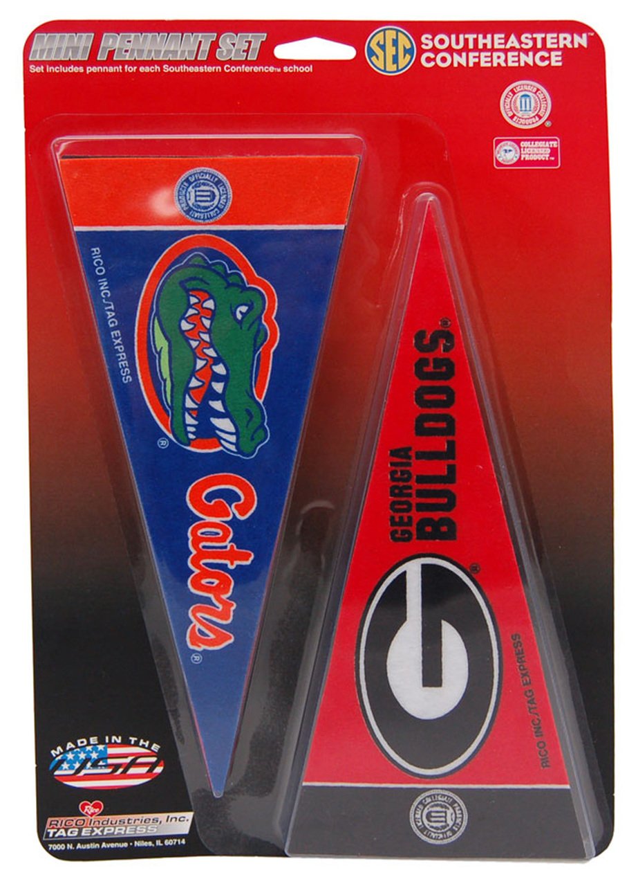 Rico Industries NCAA SEC PennantPennant Mini League Set, Team Colors, One Size