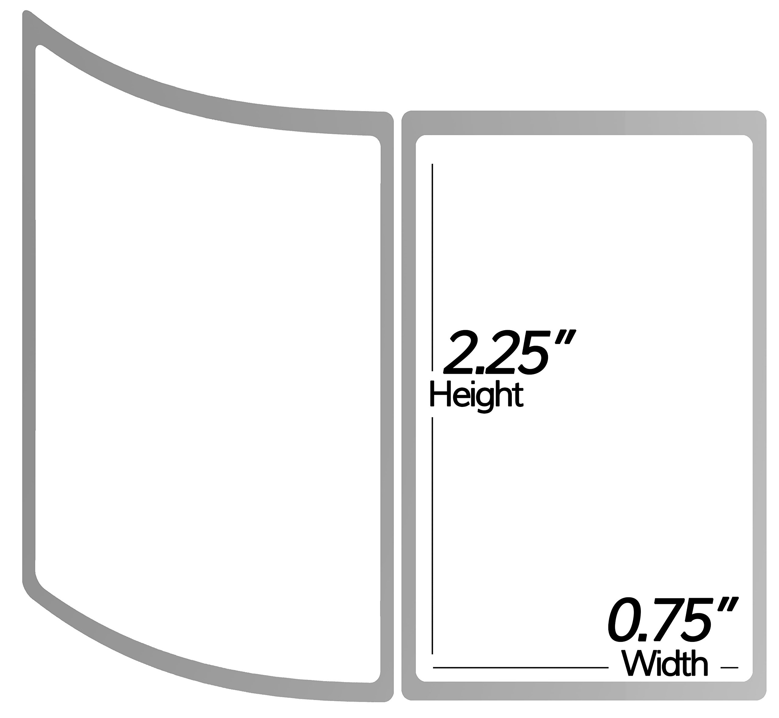 2.25 x 0.75 inch GOLEM GUARD Direct Thermal Labels Compatible with Zebra for LP2844 LP2844Z LP3844Z TLP2844 TLP2844Z Printers (22 Rolls / 1700 Labels per Roll)