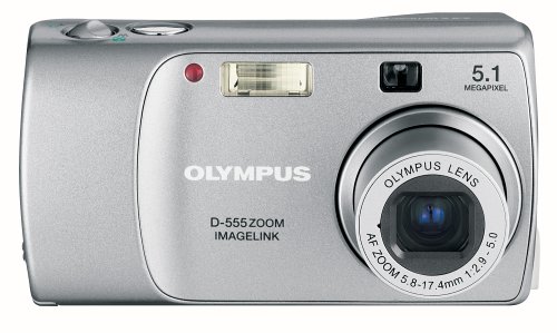 Olympus D555 5MP Digital Camera with 2.8x Optical Zoom & ILP-100 Photo Printer Bundle