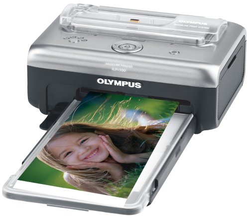 Olympus D555 5MP Digital Camera with 2.8x Optical Zoom & ILP-100 Photo Printer Bundle
