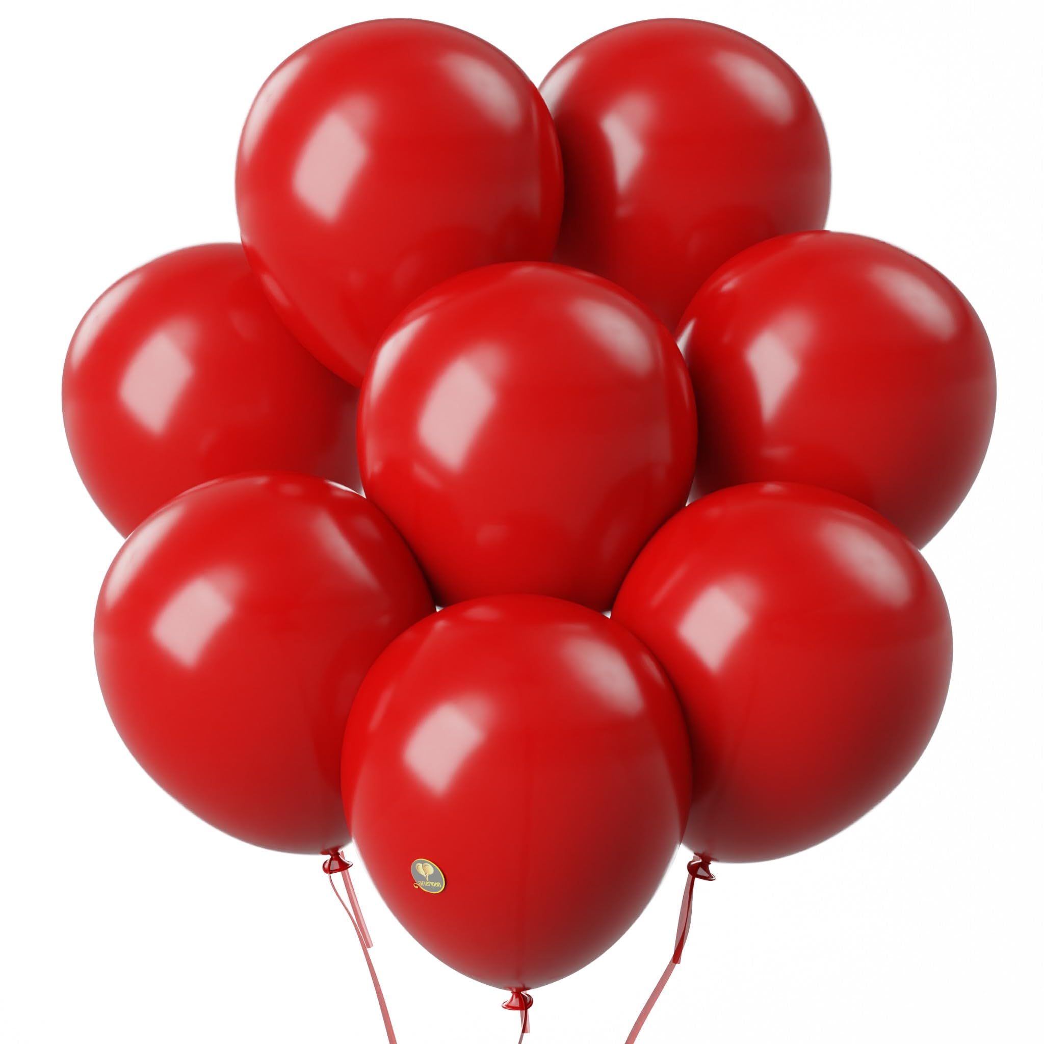 AFTERLOON Biodegradable Balloons Red 12 Inch 24 Pack, Solid Color Thickened Extra Strong Latex Helium Float, Multicolor Colorful Bulk Color ballon baloon Globos Para Decoration De Fiestas Kids