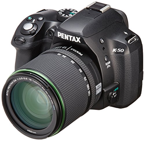 Pentax K-50 16MP Digital SLR with 18-135mm Lens (Black) - International Version