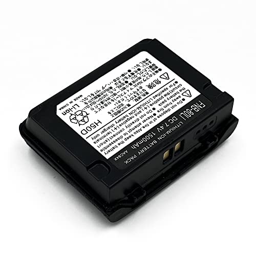 Youmei 1500mAh Li-ion Battery Pack Replacement for FNB-80LI Compatible with Yaesu VX-5R VX-6R VX-7R Standard Horizon HX460 HX470 Two-Way Radios