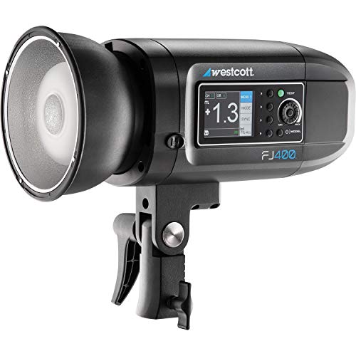 Westcott FJ400 Strobe 2-Light Backpack Kit with FJ-X3 M Universal Wireless Trigger Compatible with Most Camera Brands - 400Ws TTL HSS AC/DC Powered 480+ Full Power Flashes (US/CA Plug)