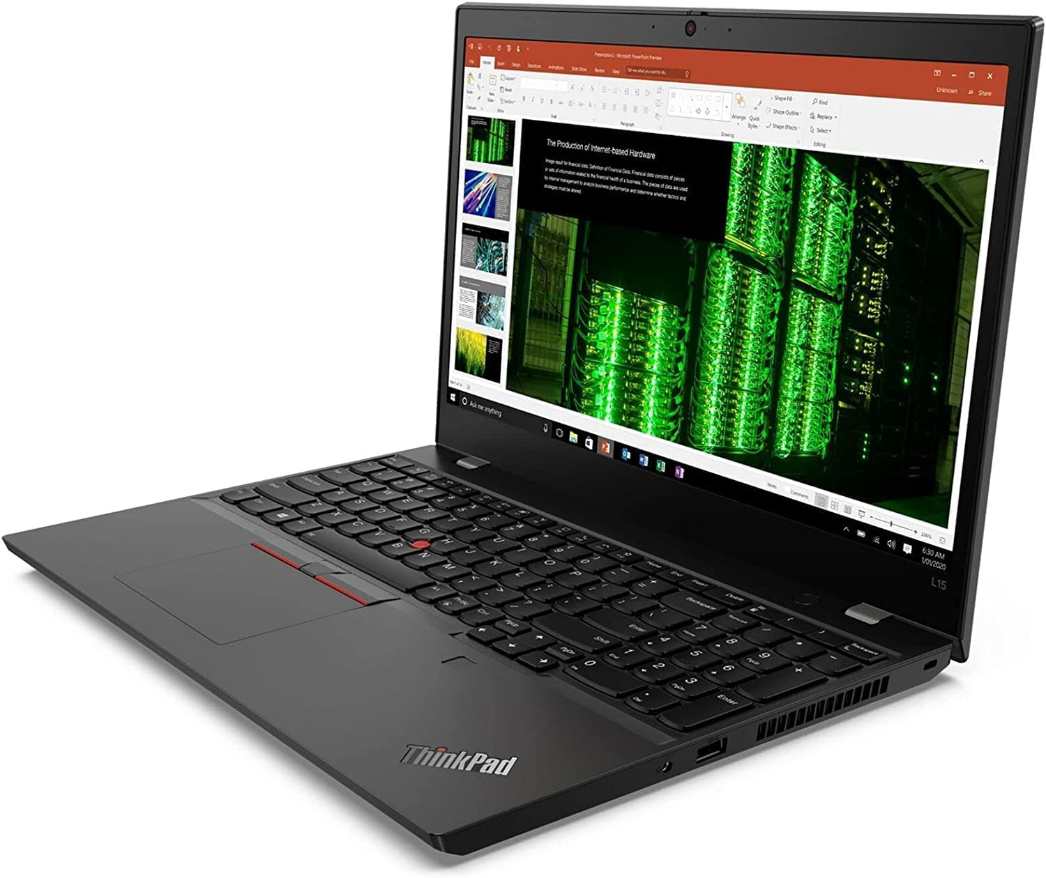 New Lenovo ThinkPad L15 Gen 2 Business Laptop, 15.6" FHD IPS Display, Core i7-1165G7, Windows 10 Pro, 32GB RAM, 1TB SSD, Fingerprint, Tech Deal USB