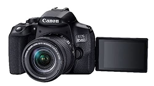 Canon Intl. EOS 850D (Rebel T8i) DSLR Camera with 18-55mm STM & Canon EF 75-300mm III Lenses + MF 420-800mm Zoom Lens + 128GB Memory + Filters + Flex Tripod + Professional Bundle (Renewed)