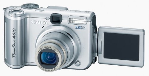 Canon Powershot A610 5MP Digital Camera with 4x Optical Zoom (OLD MODEL)