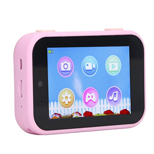 Kids Camera,Kids Digital Camera High Definition Dual Lens 40MP MP3 Player Eyeshield Big Screen Pink Digital Camera for Travelling