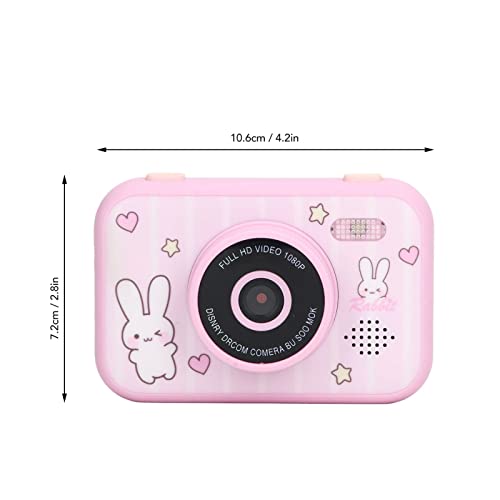 Kids Camera,Kids Digital Camera High Definition Dual Lens 40MP MP3 Player Eyeshield Big Screen Pink Digital Camera for Travelling
