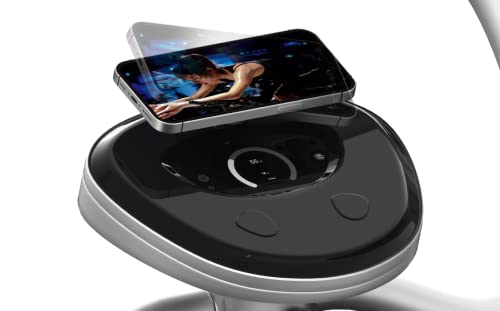 NewJourney Magnetic Phone Holder Compatible with Magsafe for Gym, Mag Safe Phone Mount for Peloton Bike Treadmill Compatible with iPhone 14 13 12 Pro Max Plus Mini (Black)