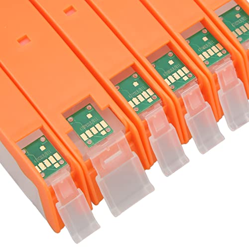 5PCS Ink Cartridge, Reusable Printing Ink Cartridge PGBK BK C M Y 5 Color for Printing (370-371)