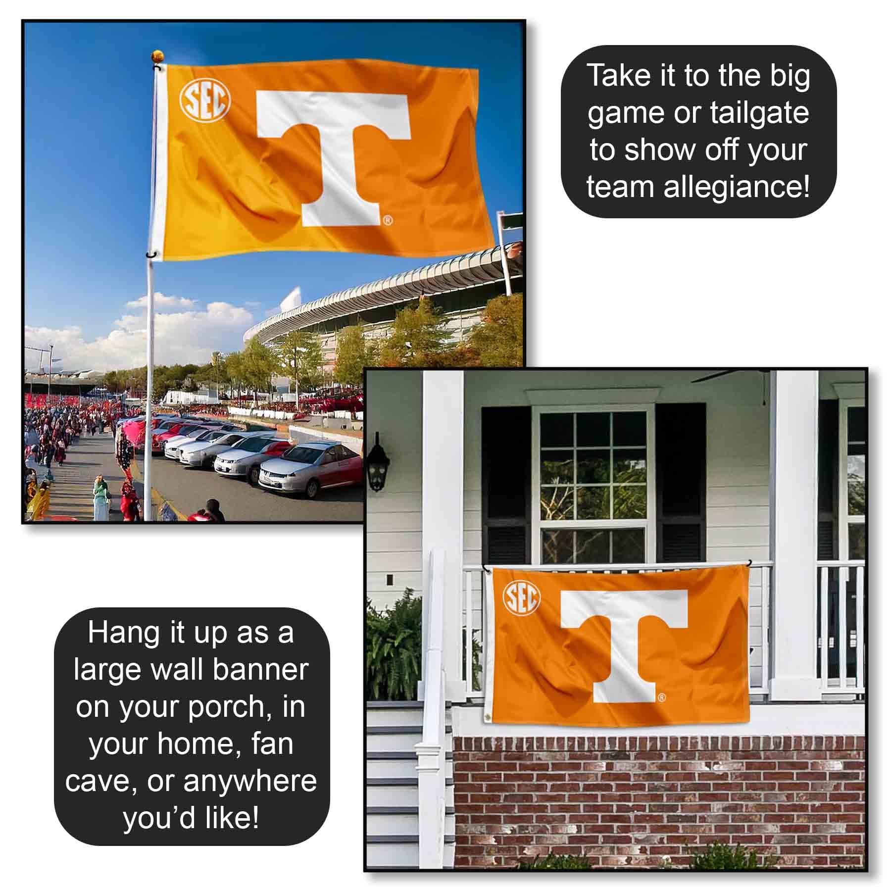 College Flags & Banners Co. Tennessee Vols SEC 3x5 Large Flag