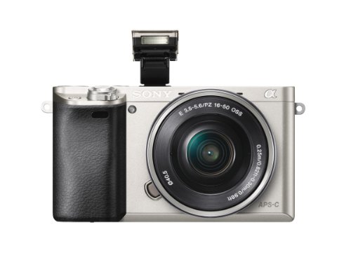 Sony Alpha a6000 Mirrorless Digital Camera with 16-50 mm Lens 24.3MP (Silver)