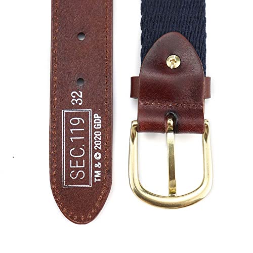 SEC.119 Grateful Dead Oatmeal Skeletons Casual Belt | Officially Licensed Apparel | Size 42